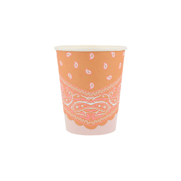 Western Bandana Cups, Set of 8 | Paperless Post Party Shop