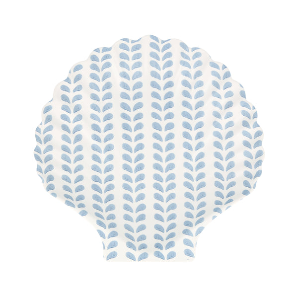 Molly Mahon x Meri Meri Reusable Shell Plates, Pack of 4 | Paperless ...