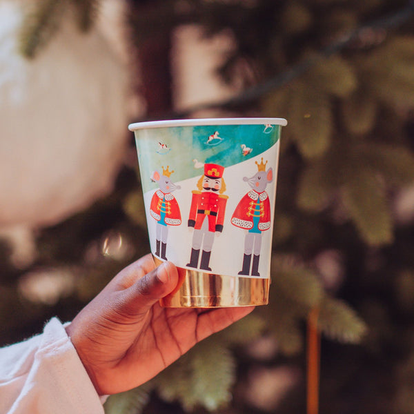 Nutcracker 9 oz Cups, Pack of 8 | Paperless Post Party Shop