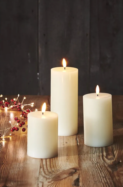 Pillar Candles, Set of 3 | Paperless Post Party Shop