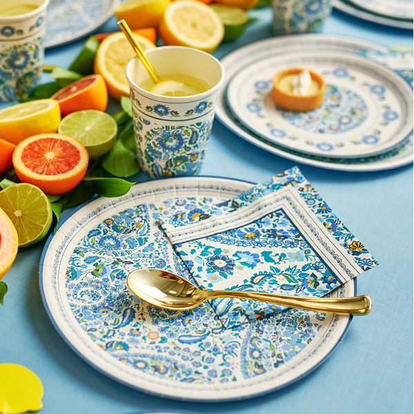 Vera Bradley Paisley Large Plates, 10 per pack | Paperless Post Party Shop