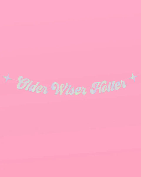 The Motto Banner 2.0 - Iridescent Foil Banner | Paperless Post Party Shop