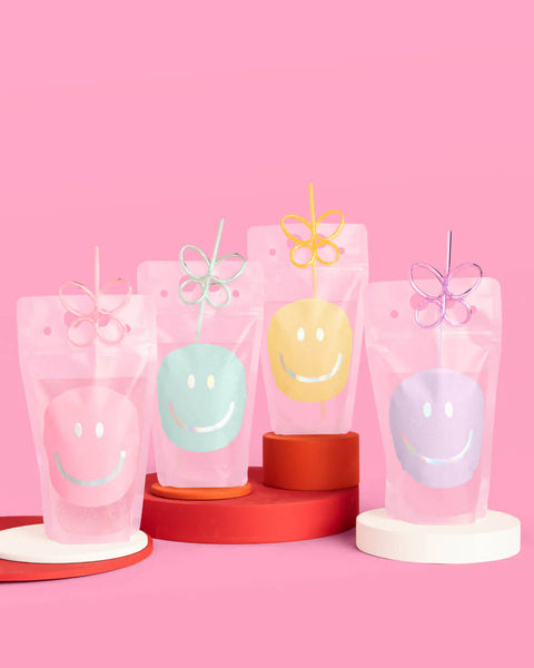 Smiley Sippers, Pack of 16 | Paperless Post Party Shop