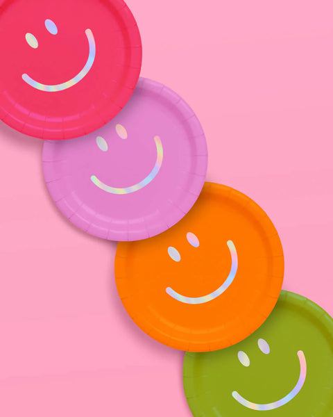 Super Smiley Plates, Pack of 24 | Paperless Post Party Shop
