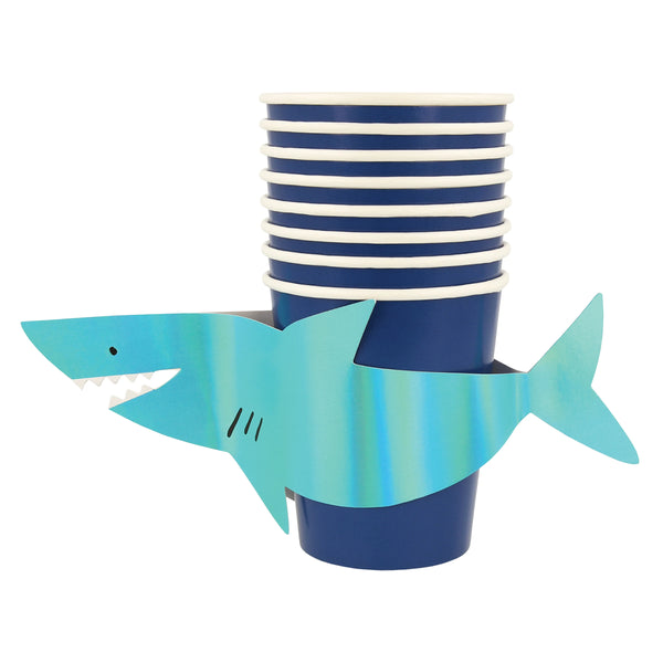 Shark Cups, Pack of 8 | Paperless Post Party Shop