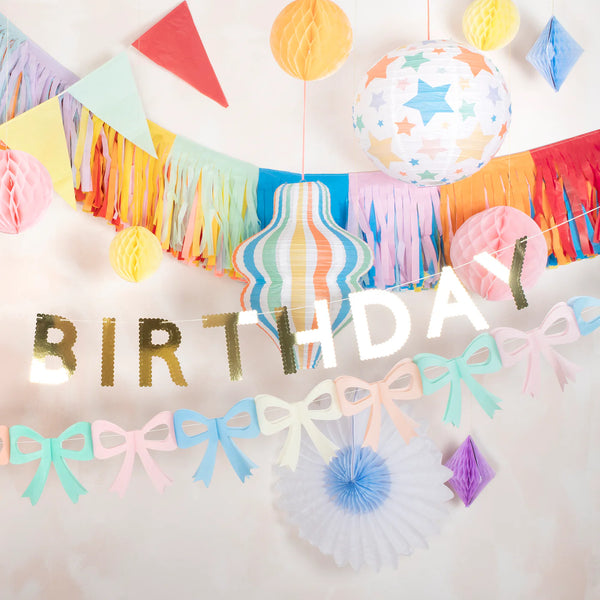 Basic Bright Fringe Garland | Paperless Post Party Shop