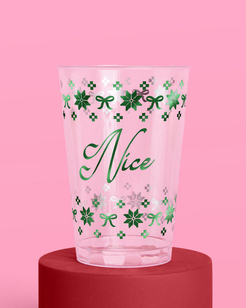 Naughty + Nice Cups - 30 plastic cups | Paperless Post Party Shop