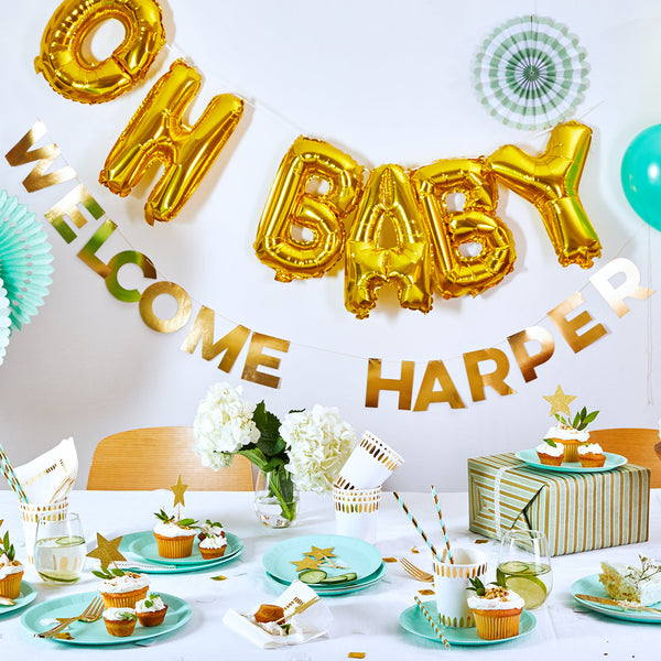 Say Anything Customizable Letter Banner | Paperless Post Party Shop