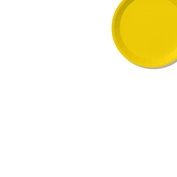 Sunshine Yellow Classic Small Plates (10 per pack) | Paperless Post ...