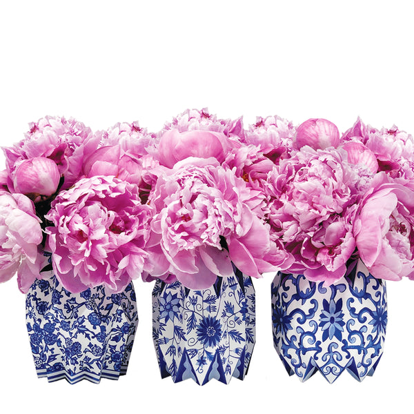 Chinoiserie Vase Wraps, Set of 3 | Paperless Post Party Shop
