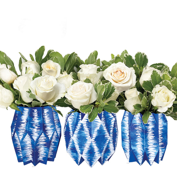 Ikat Vase Wraps, Set of 3 | Paperless Post Party Shop