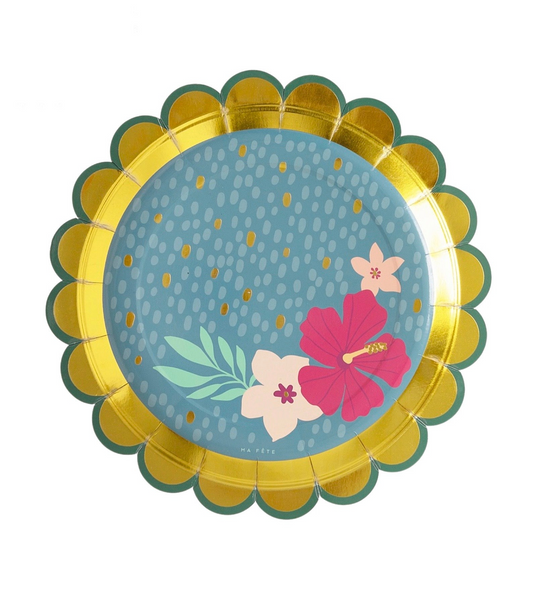 Tropical Paper Platters, Pack of 4 | Paperless Post Party Shop