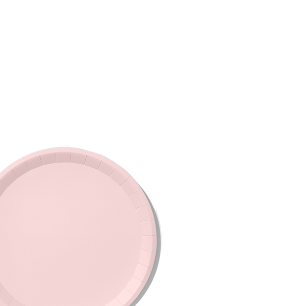 Pale Pink Classic Large Plates (10 per pack) | Paperless Post Party Shop