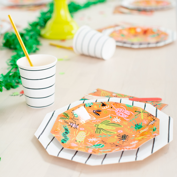 Backyard Bugs Small Plates, Pack of 8 | Paperless Post Party Shop
