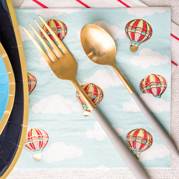 Up, Up & Away Large Napkins, Pack of 20 | Paperless Post Party Shop